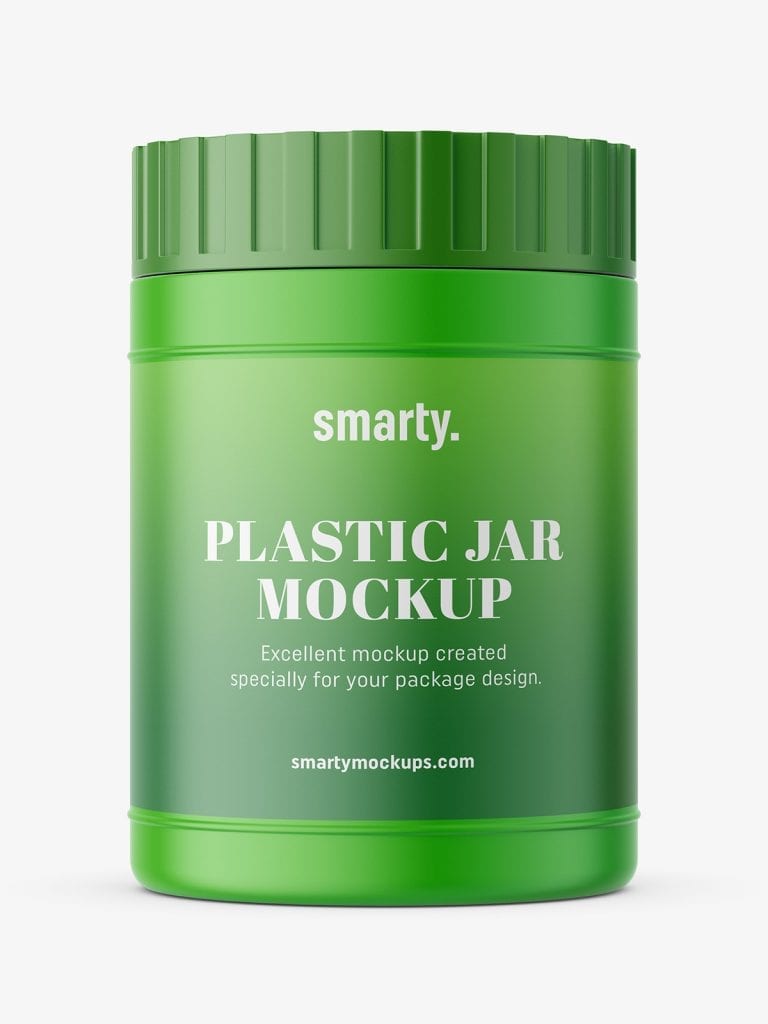Medical jar mockup - Smarty Mockups