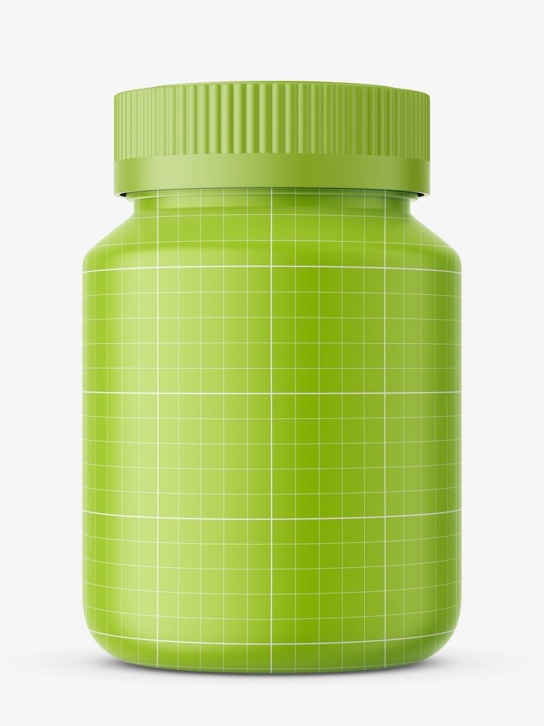 Medical jar mockup - Smarty Mockups