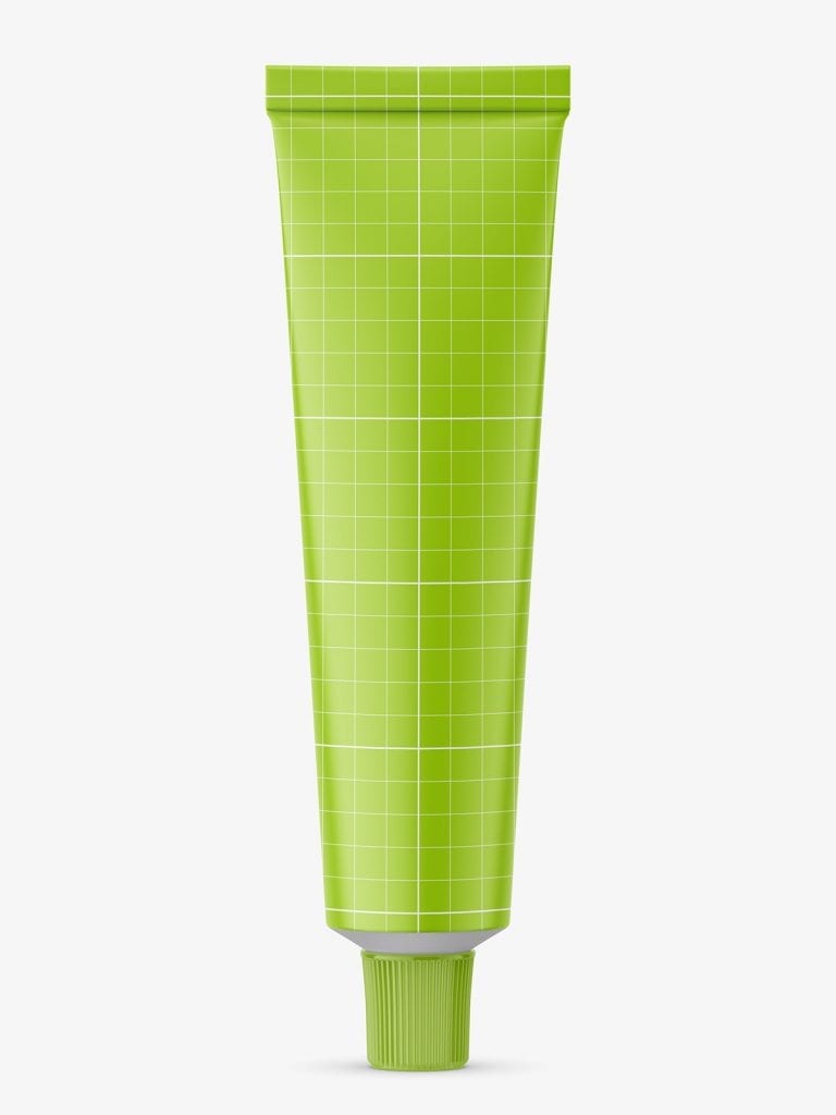 Matt tube with narrow cap - Smarty Mockups