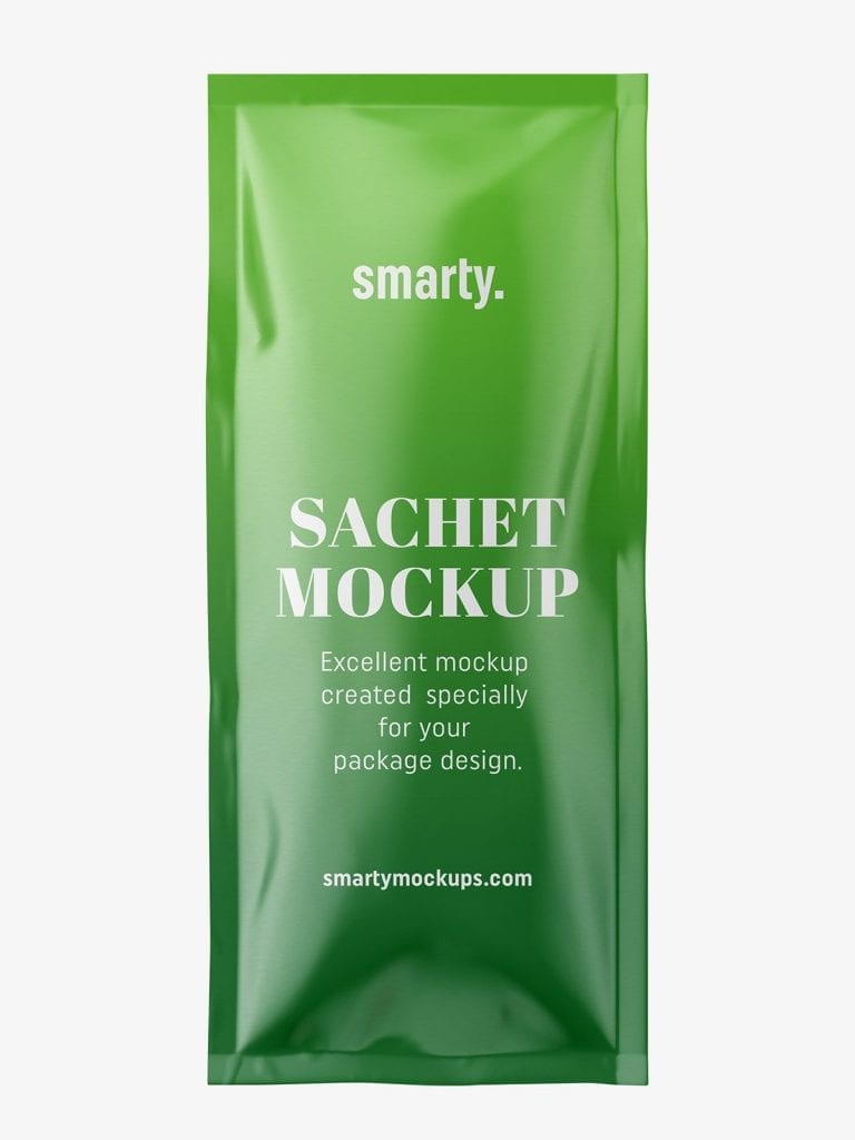 Aluminium foil bag mockup - Smarty Mockups