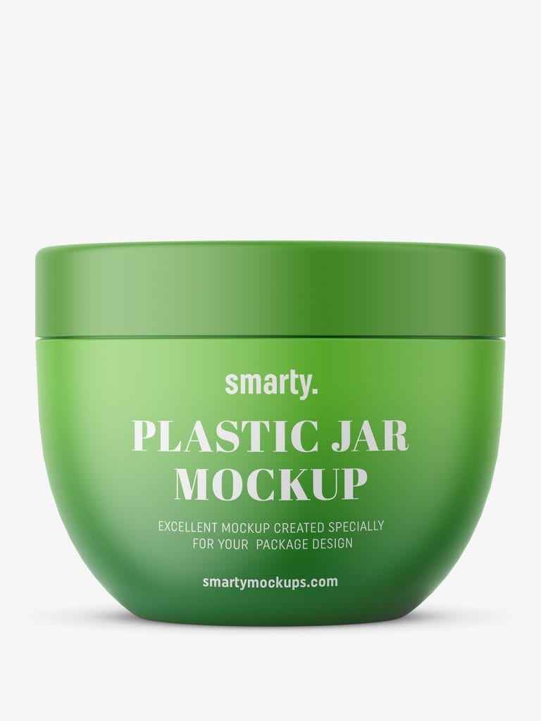 Round jar mockup - Smarty Mockups