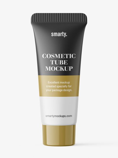 Plastic matt tube mockup - Smarty Mockups