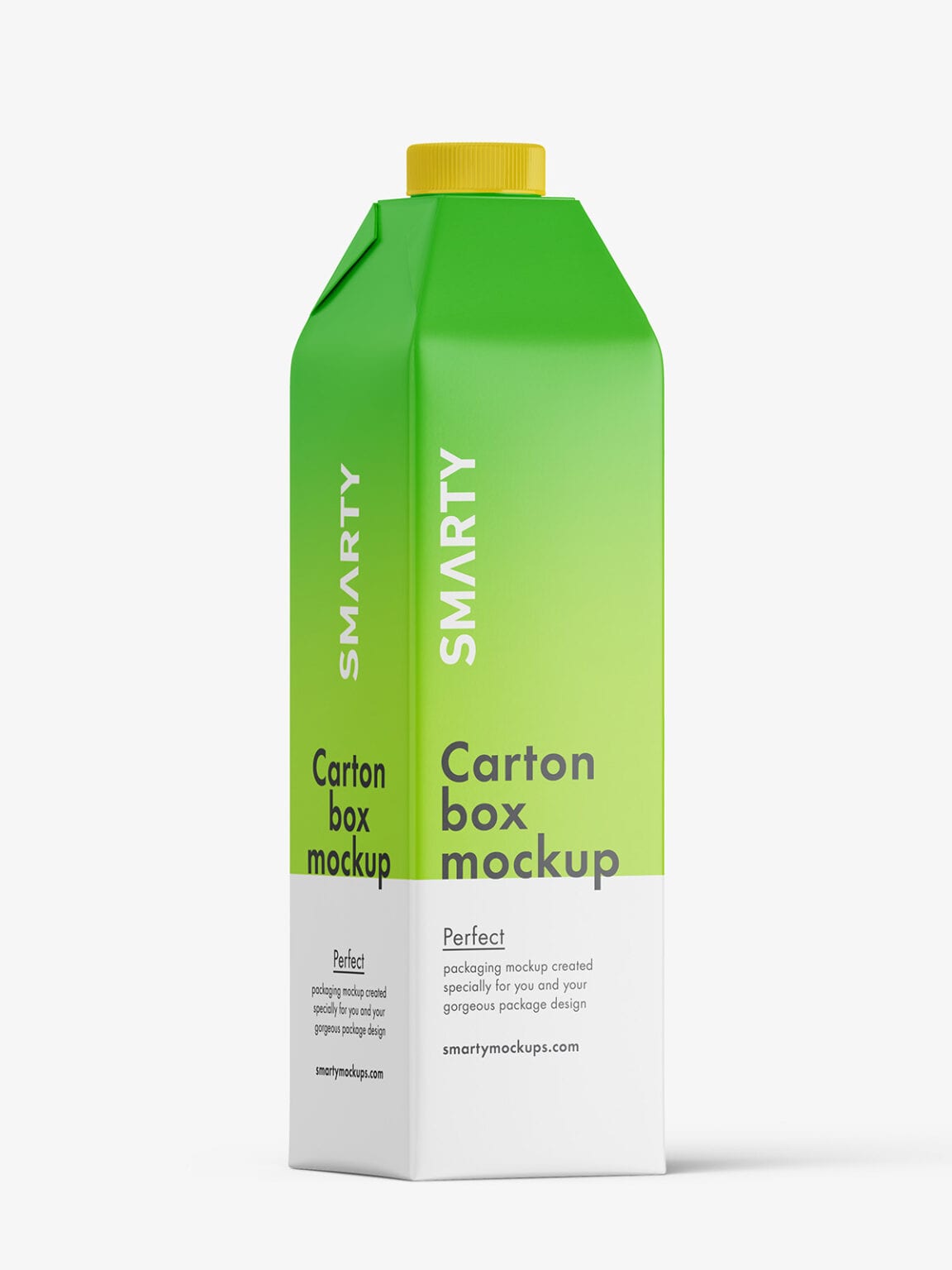 Carton juice mockup - Smarty Mockups