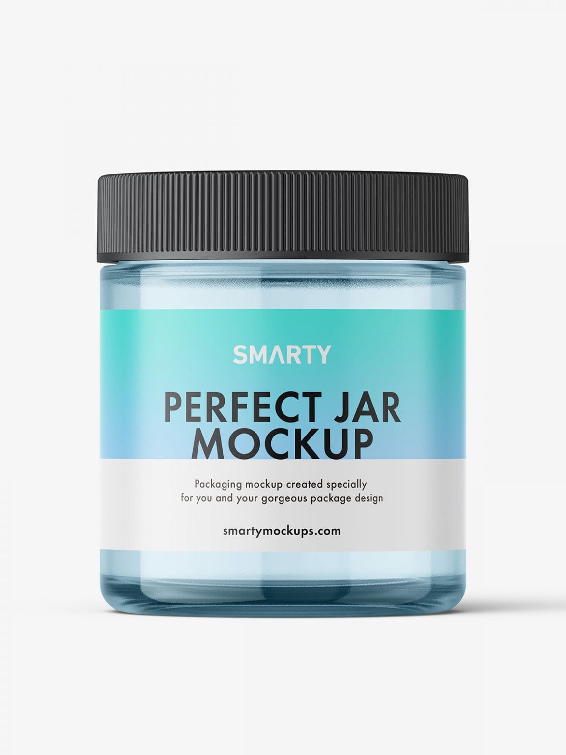Clear jar mockup - Smarty Mockups