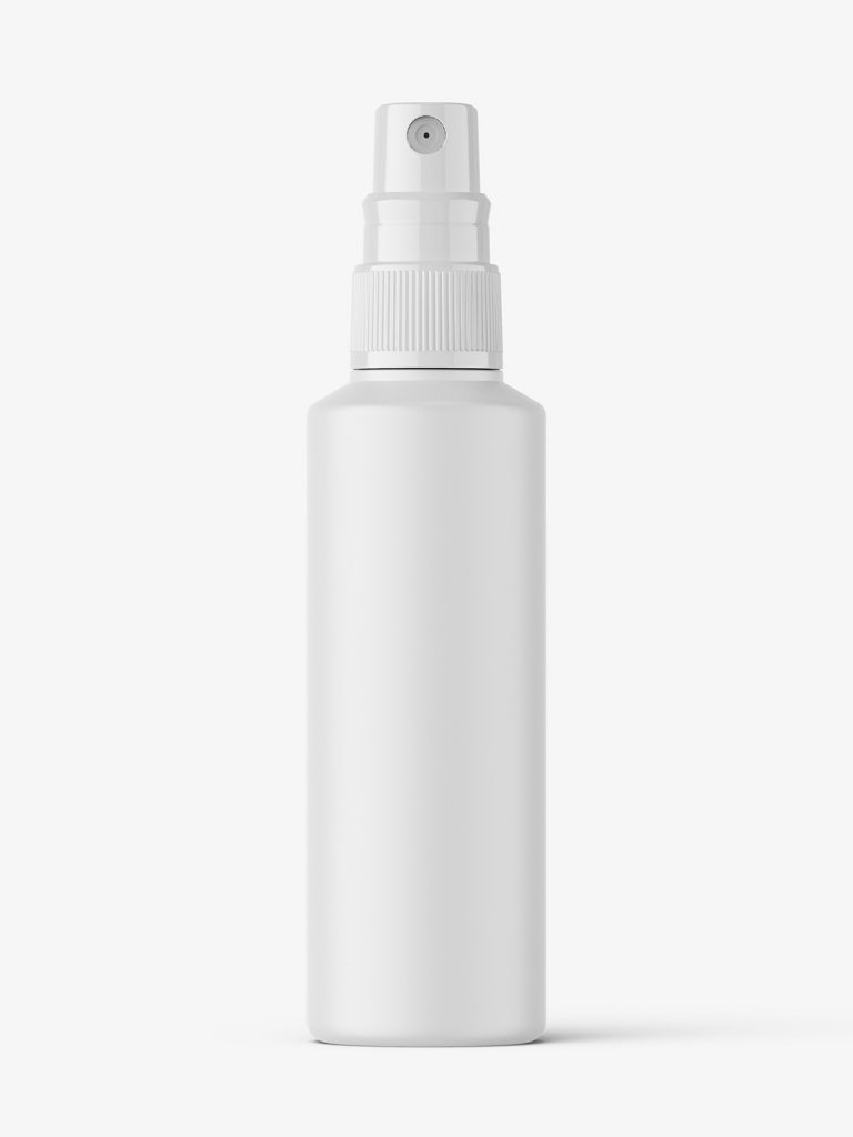 Mist spray bottle mockup / matt - Smarty Mockups