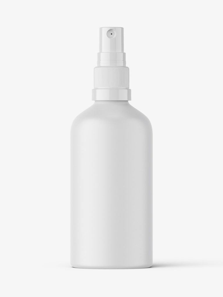 Mist spray bottle mockup / matt - Smarty Mockups